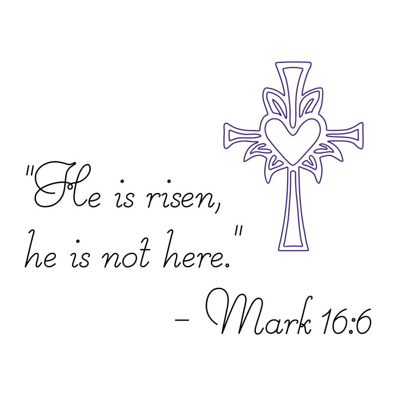He is Risen – Single Line Fonts