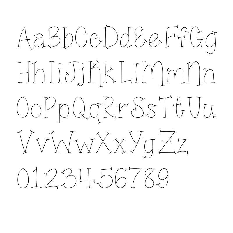Single Line Font "SLF Jelly Bean" – Single Line Fonts